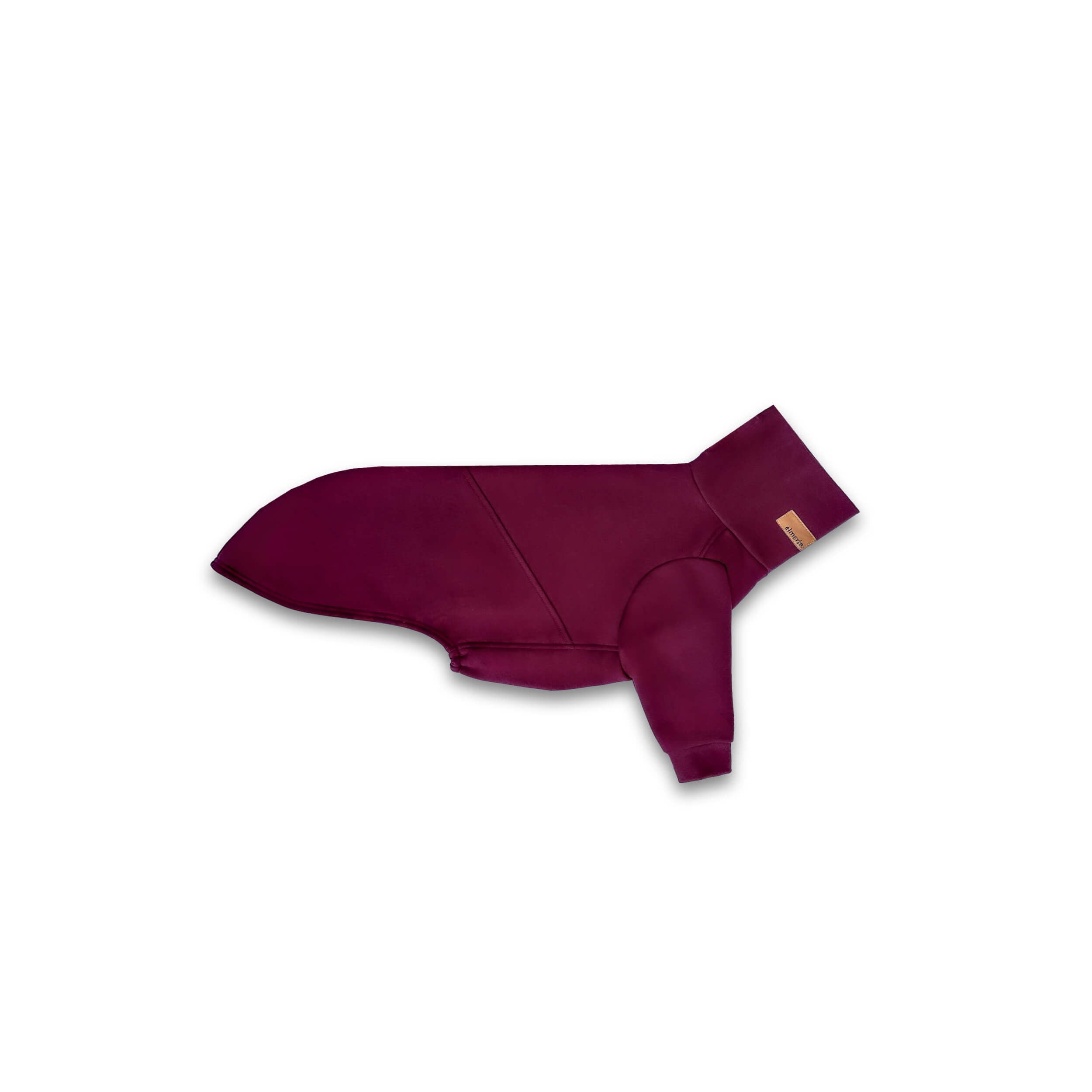 Mini Windhund Halboverall Aspen in bordeauxrot | elmorio®